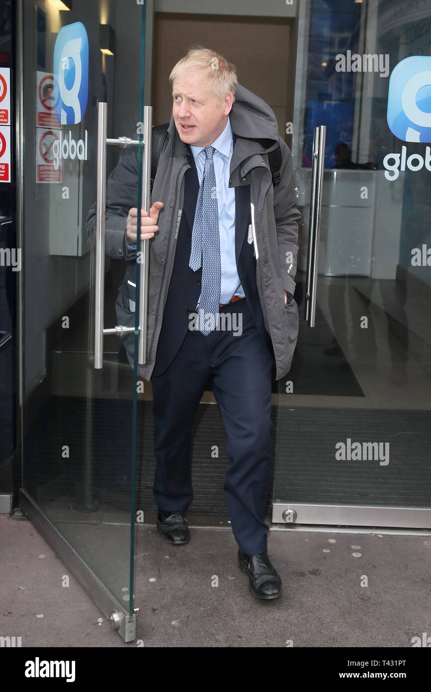 Boris Johnson at Global radio Featuring: Boris Johnson Where: London ...