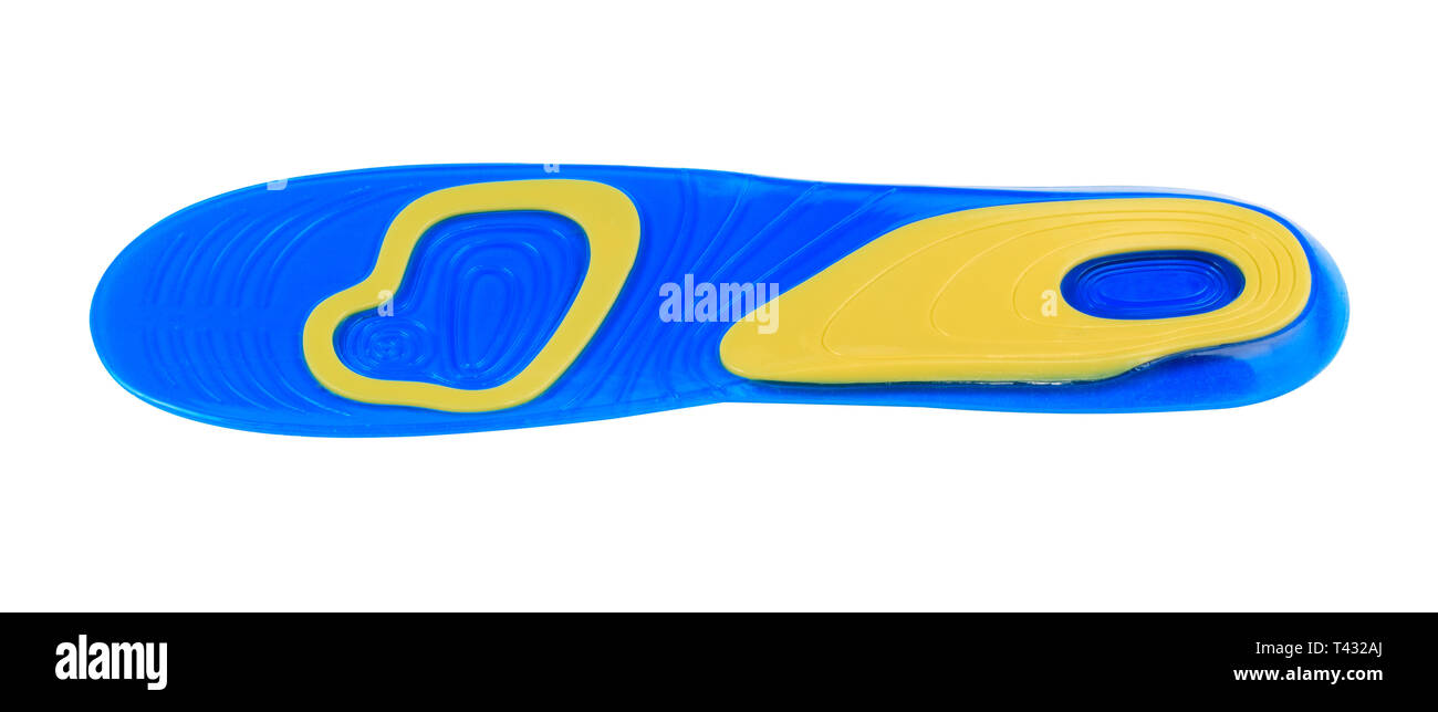 gel insole isolated on white Stock Photo - Alamy