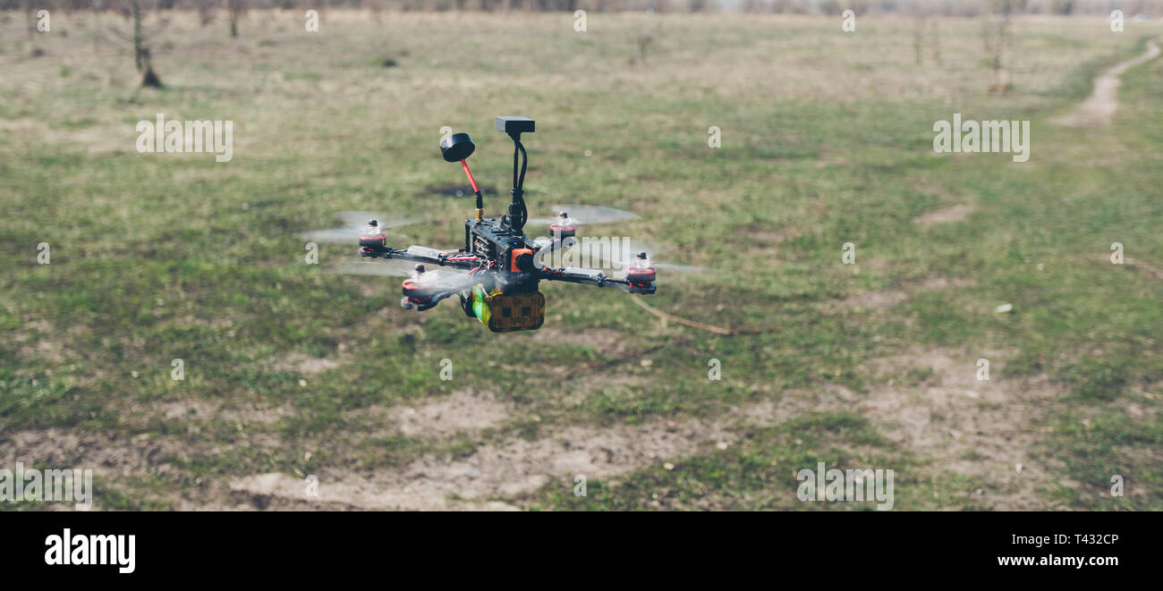 FPV drone ready to fly Stock Photo - Alamy