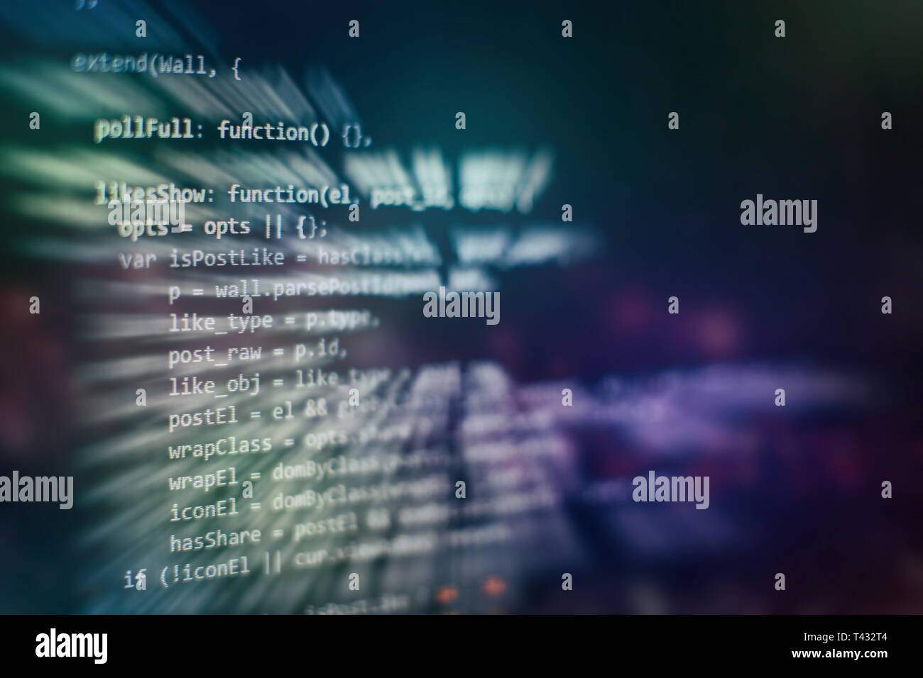 Software development. Internet security hacker prevention. SEO optimization. Modern tech Stock ...