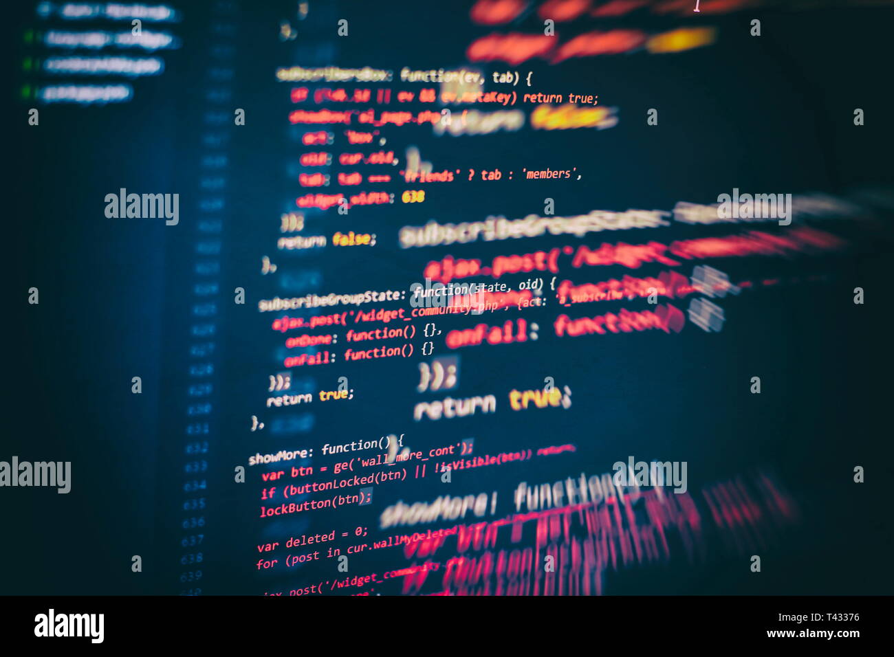 Systems programming language background hi-res stock photography and ...