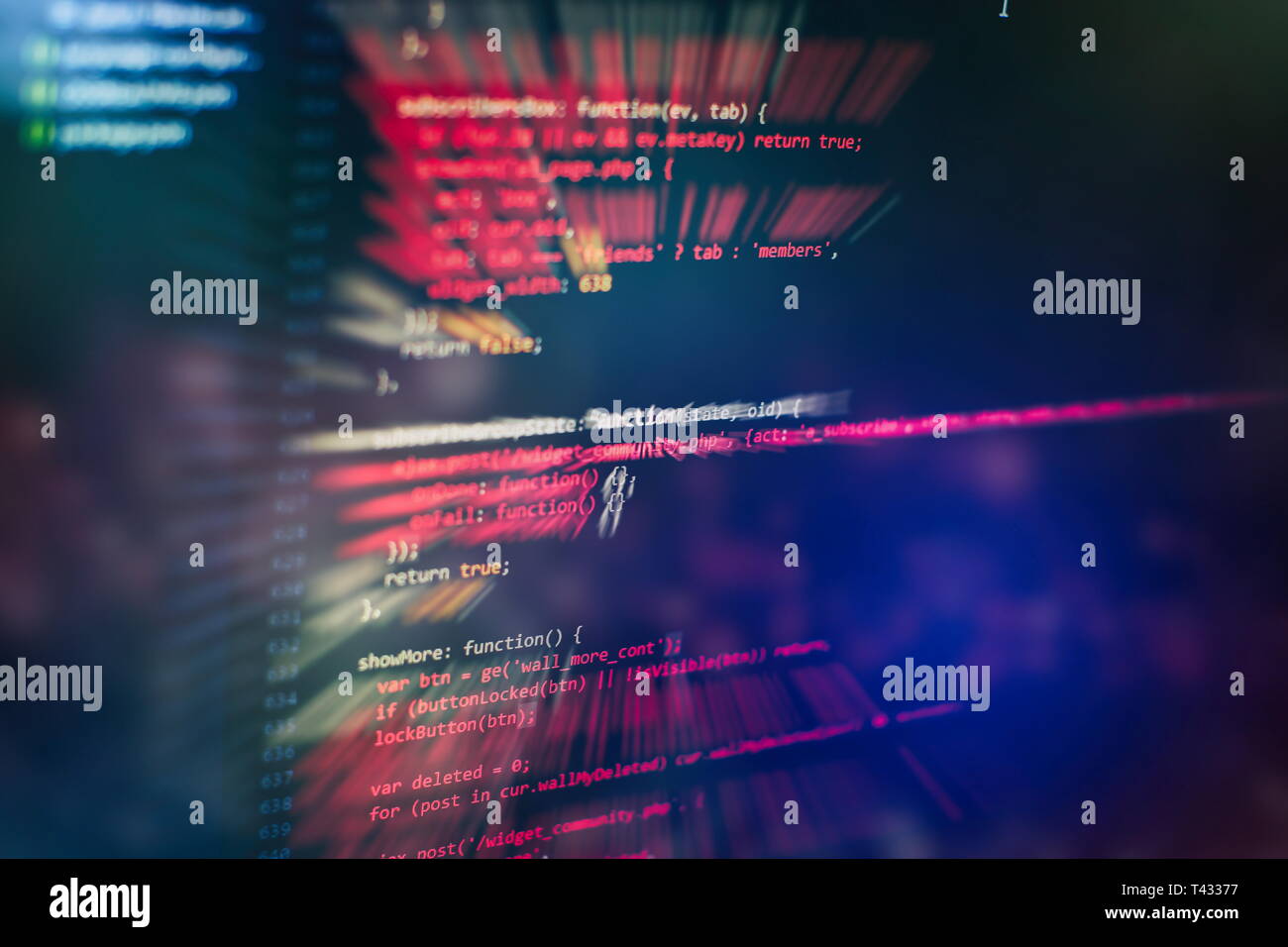 Systems programming language background hi-res stock photography and ...