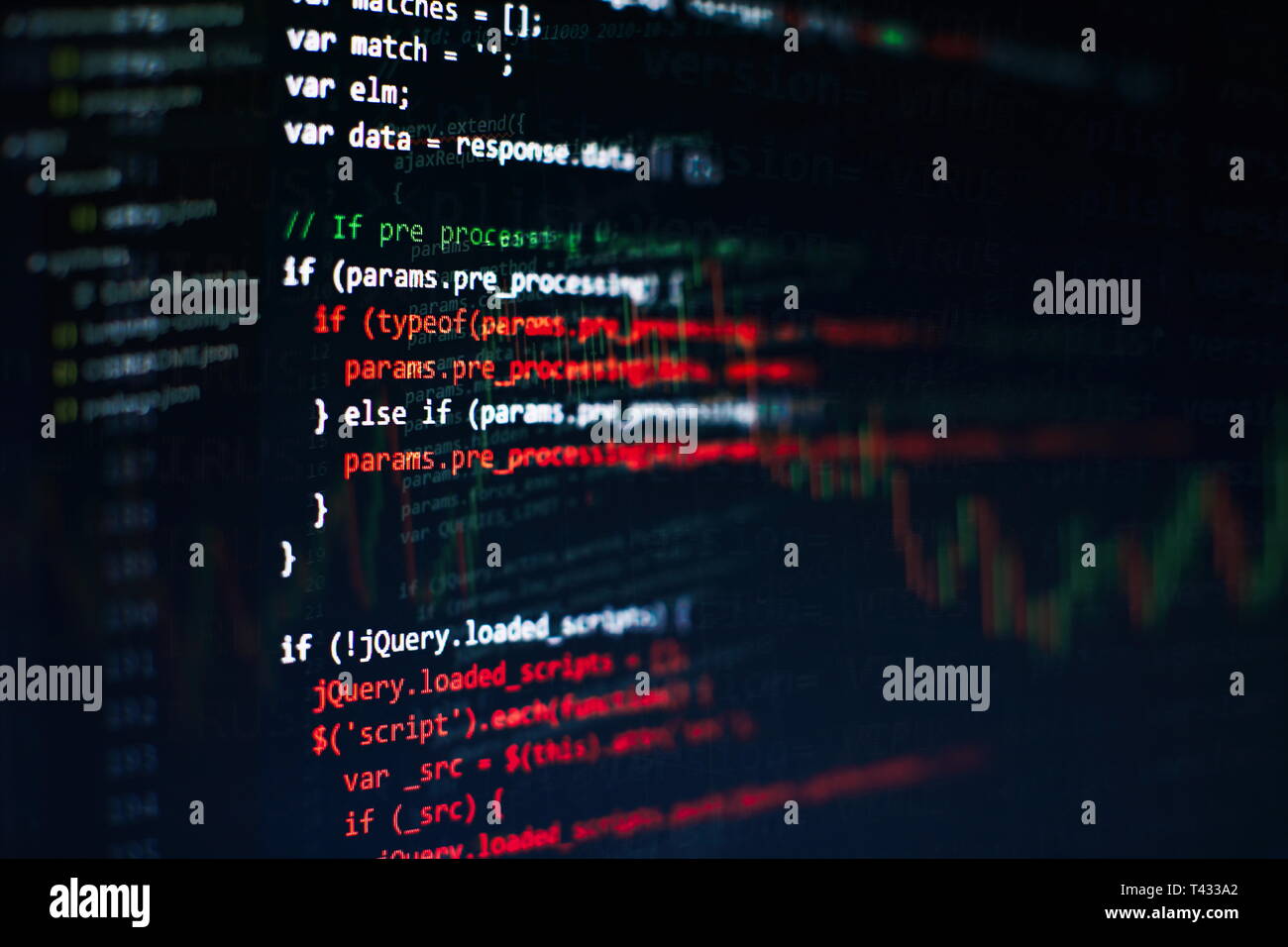 Systems programming language background hi-res stock photography and ...