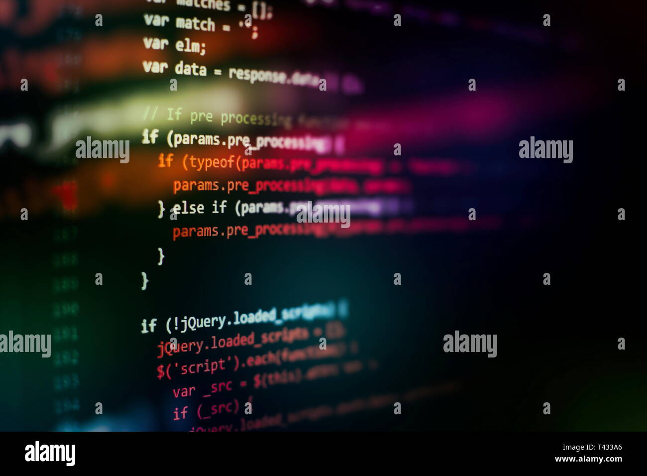 Systems programming language background hi-res stock photography and ...