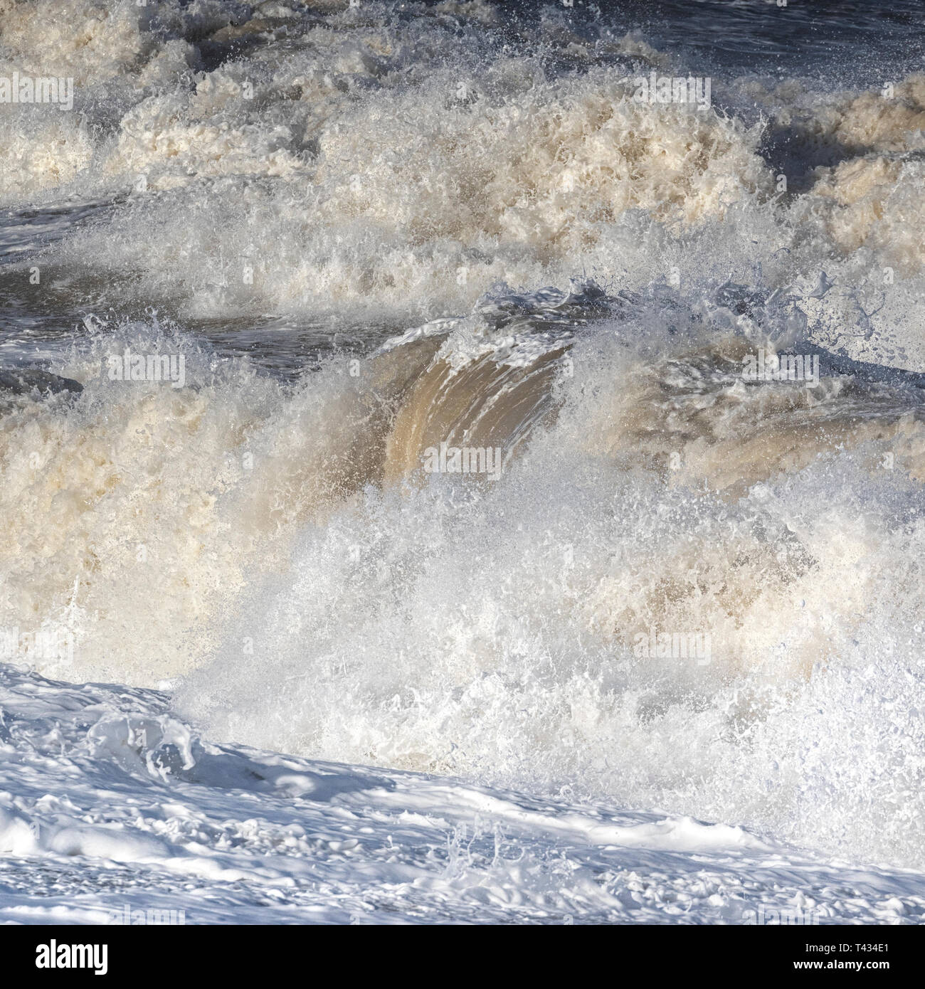Winter Waves, North Sea Stock Photo - Alamy