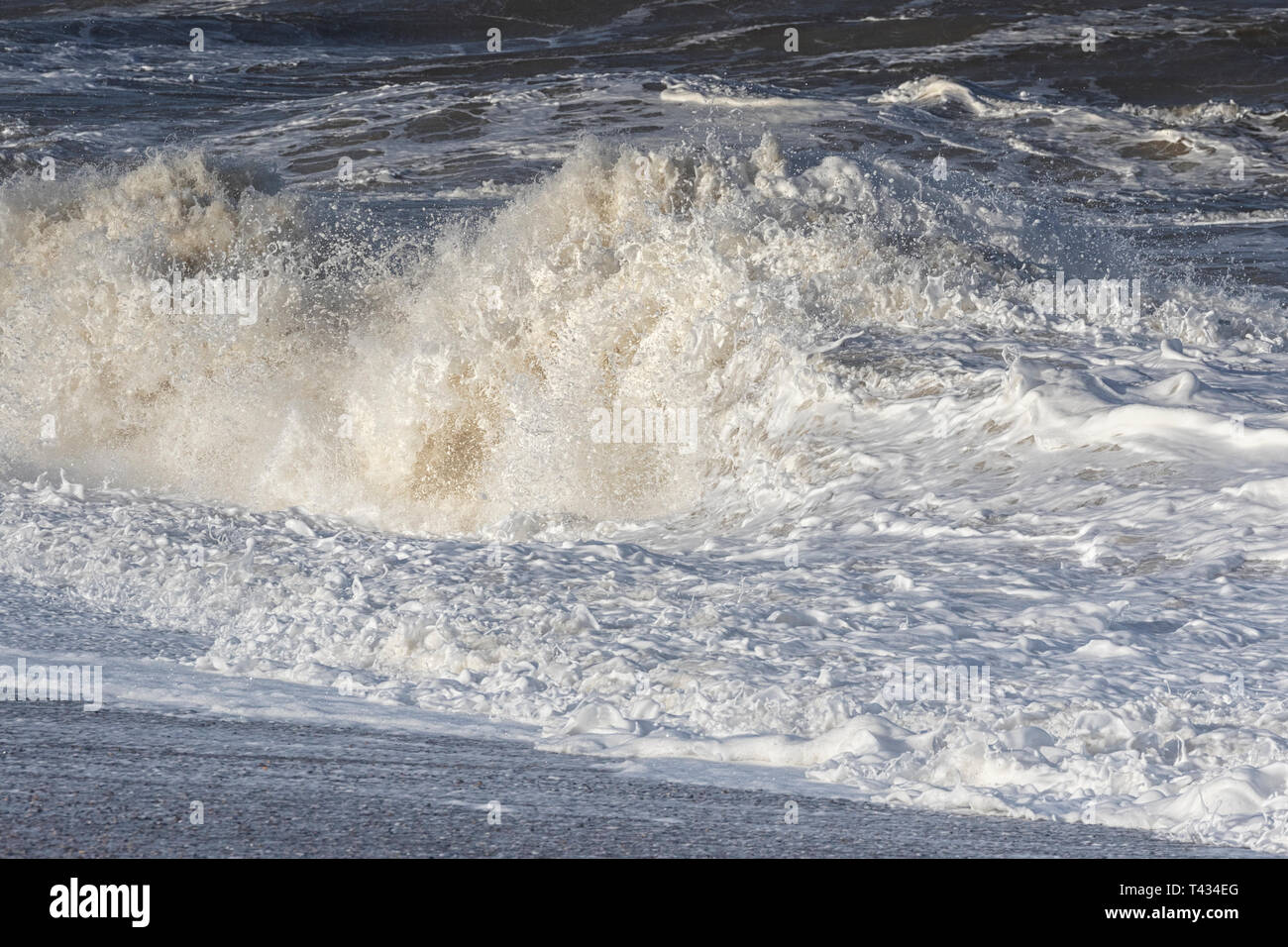 Winter Waves, North Sea Stock Photo - Alamy