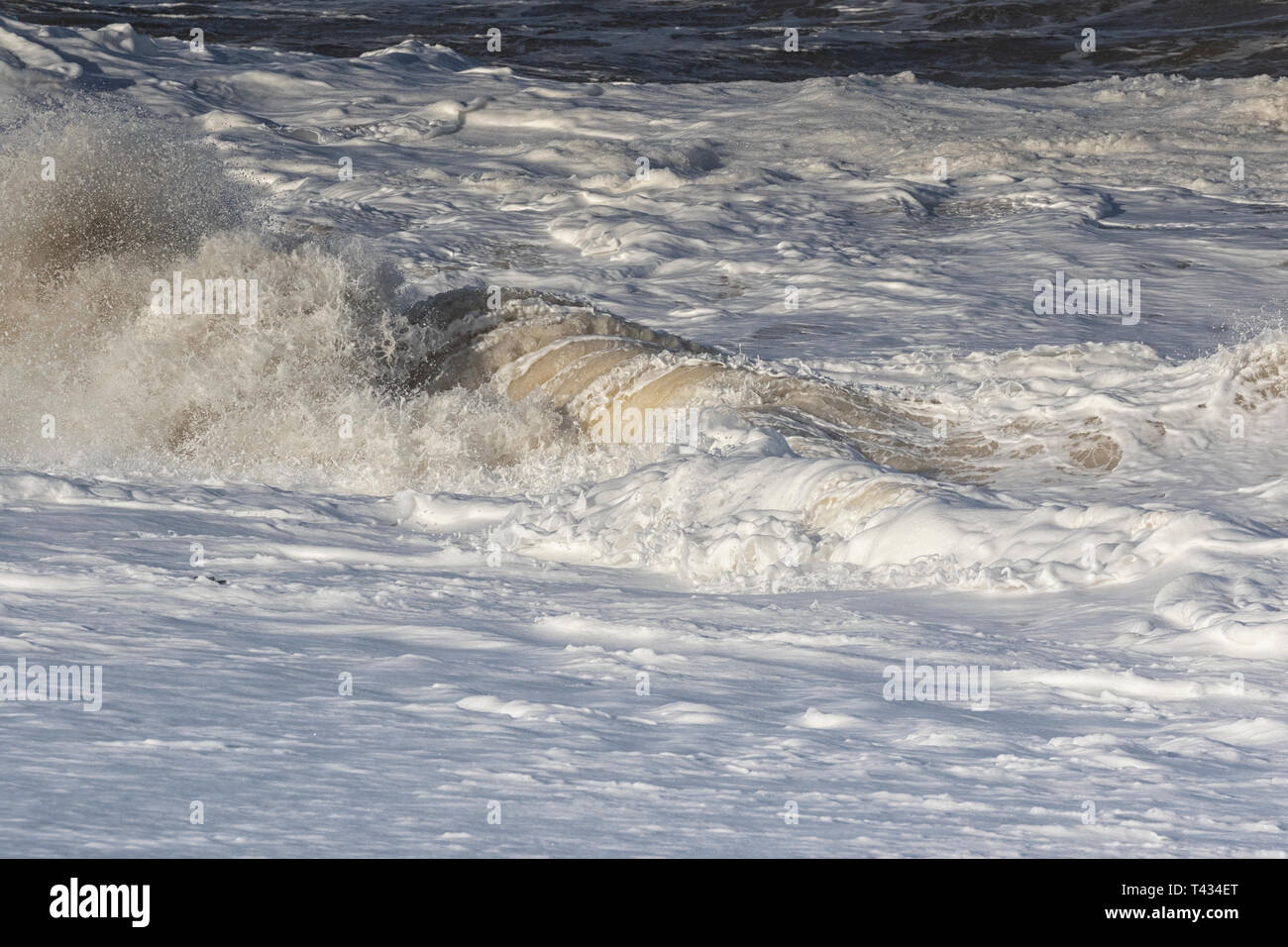Winter Waves, North Sea Stock Photo - Alamy