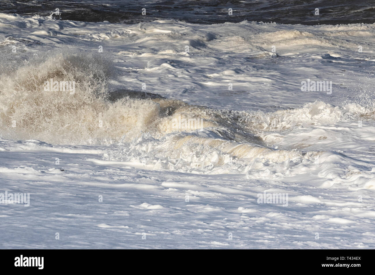 Winter Waves, North Sea Stock Photo - Alamy