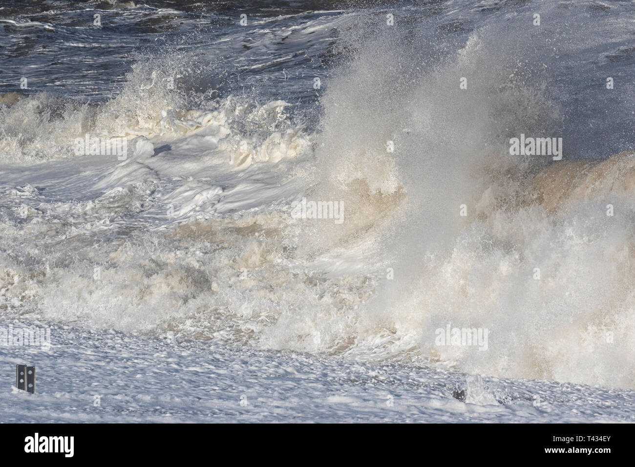Winter Waves, North Sea Stock Photo - Alamy