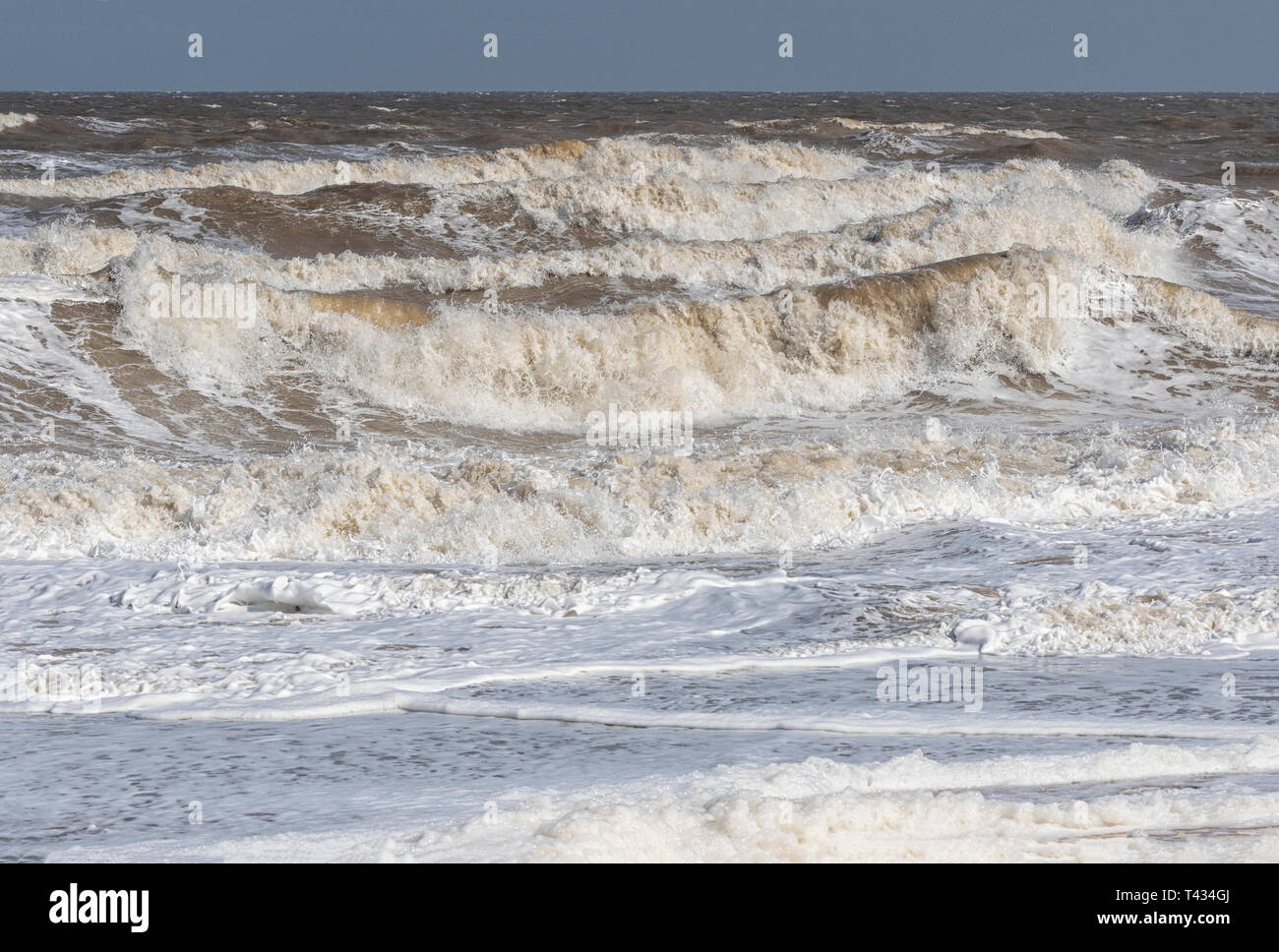 Sea Sculpture, breaking waves and water Stock Photo - Alamy