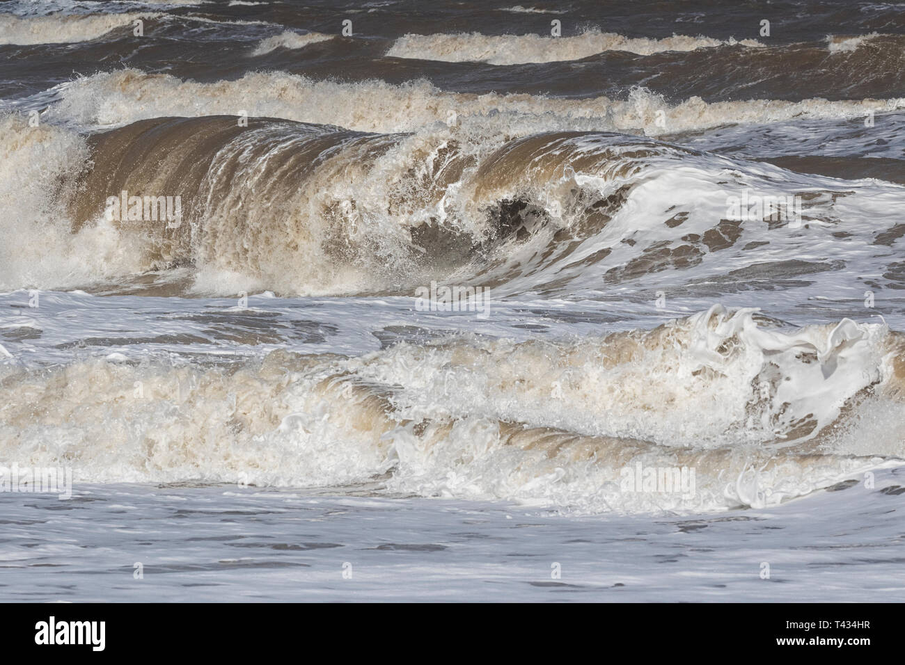 Winter Waves, North Sea Stock Photo - Alamy