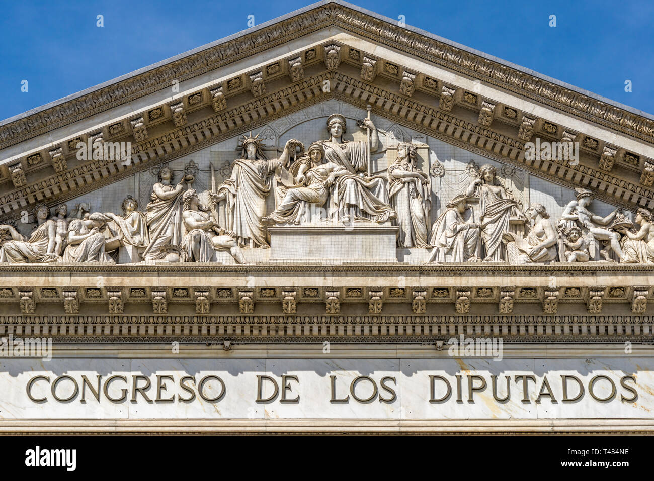 Palacio de las Cortes or Congreso de los Diputados (Congress of ...