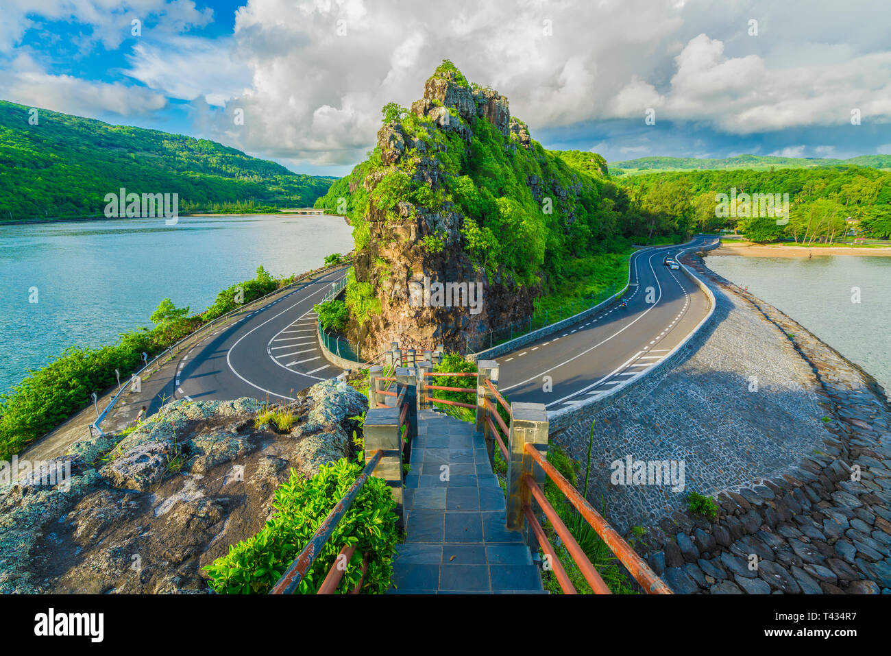 Maconde view point, Baie du Cap, Mauritius island, Africa Stock Photo ...