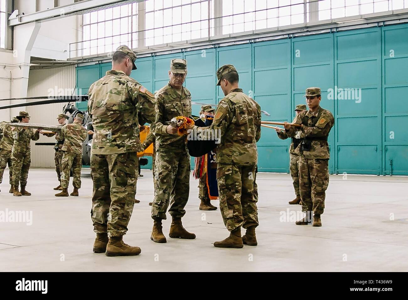 1st Combat Aviation Brigade Transfer of Authority Stock Photo - Alamy