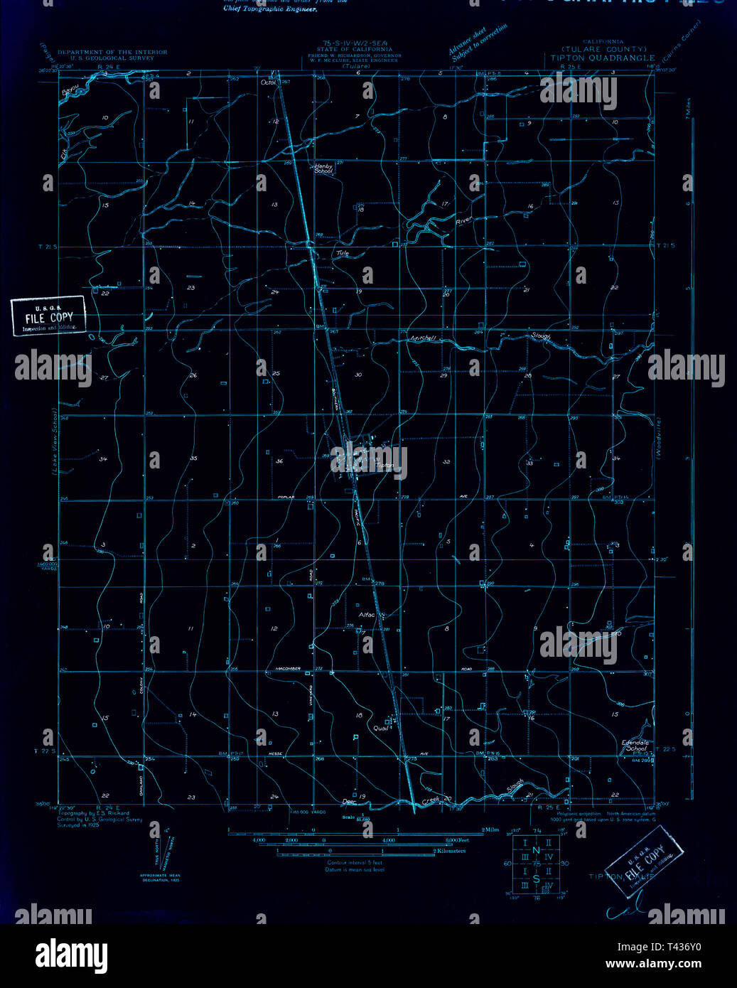 Map of tipton hi-res stock photography and images - Alamy