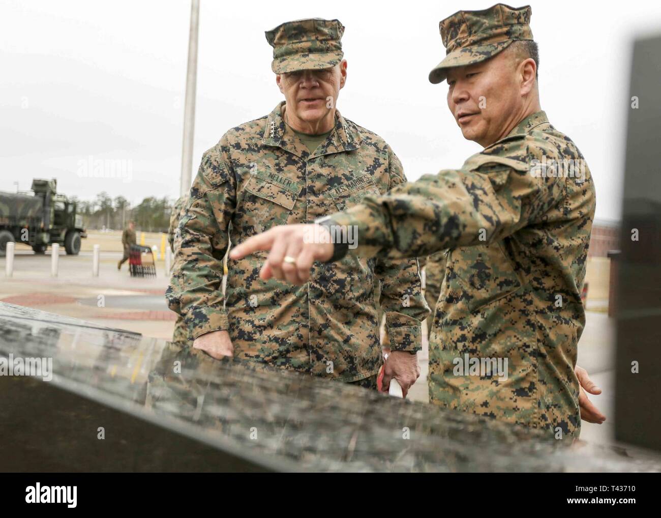 Commandant of the Marine Corps, Gen. Robert B. Neller, and the ...