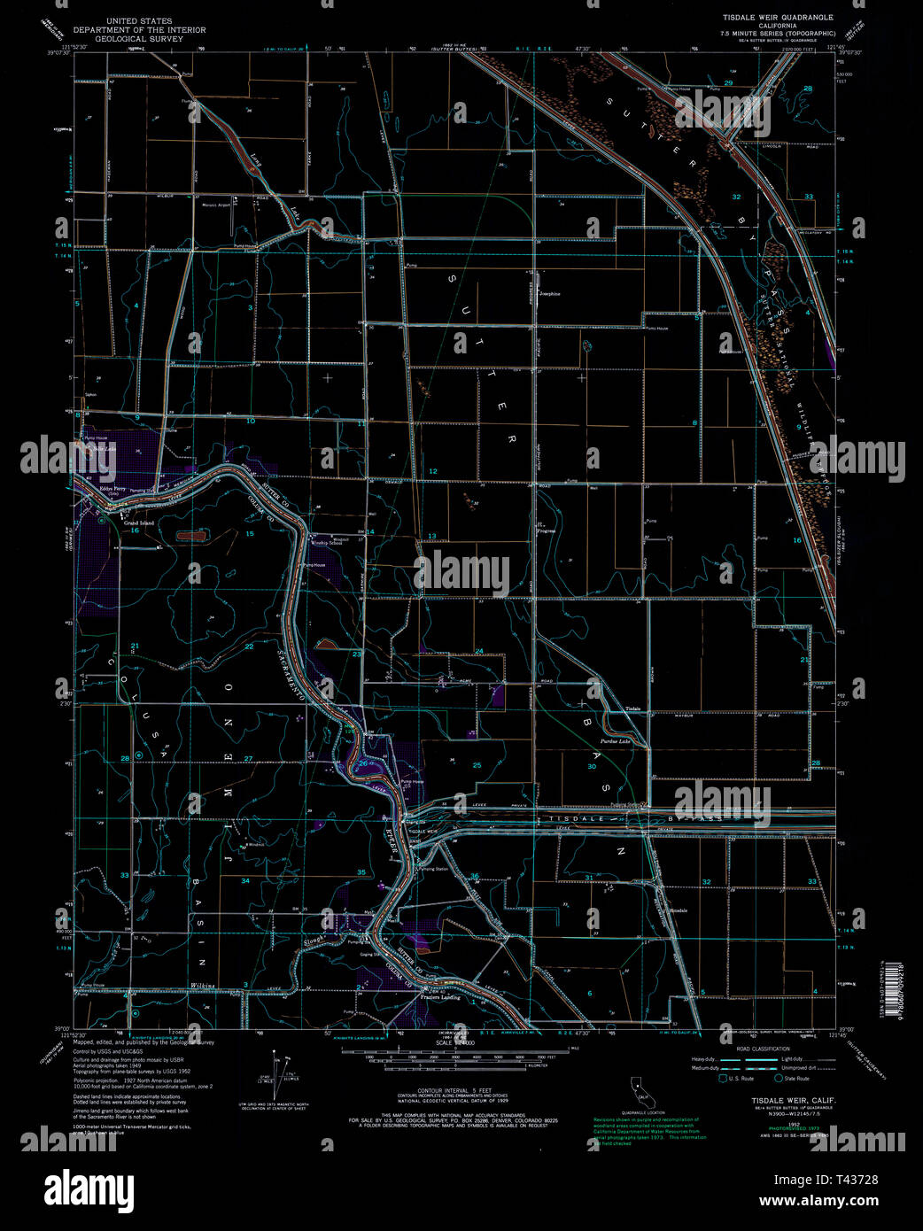 Map of tisdale hi-res stock photography and images - Alamy