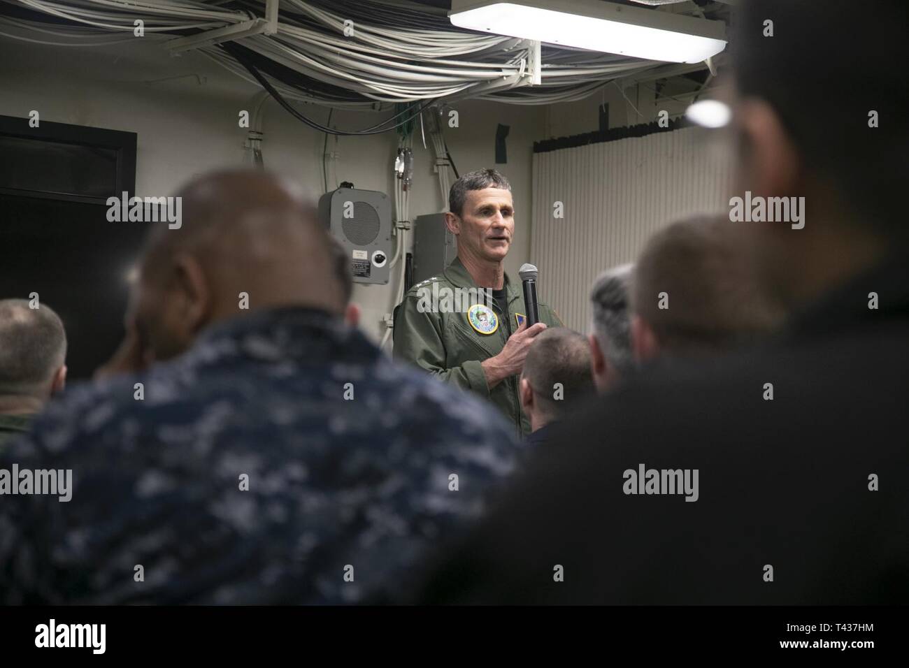 Aircraft carrier wardroom hi-res stock photography and images - Alamy