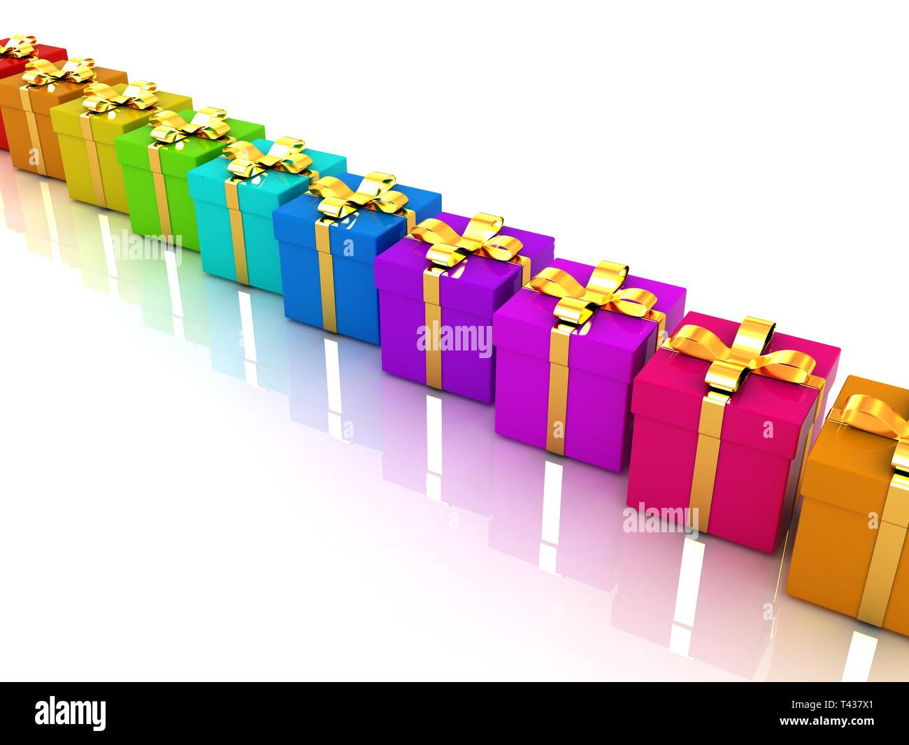 colorful gifts box Stock Photo - Alamy
