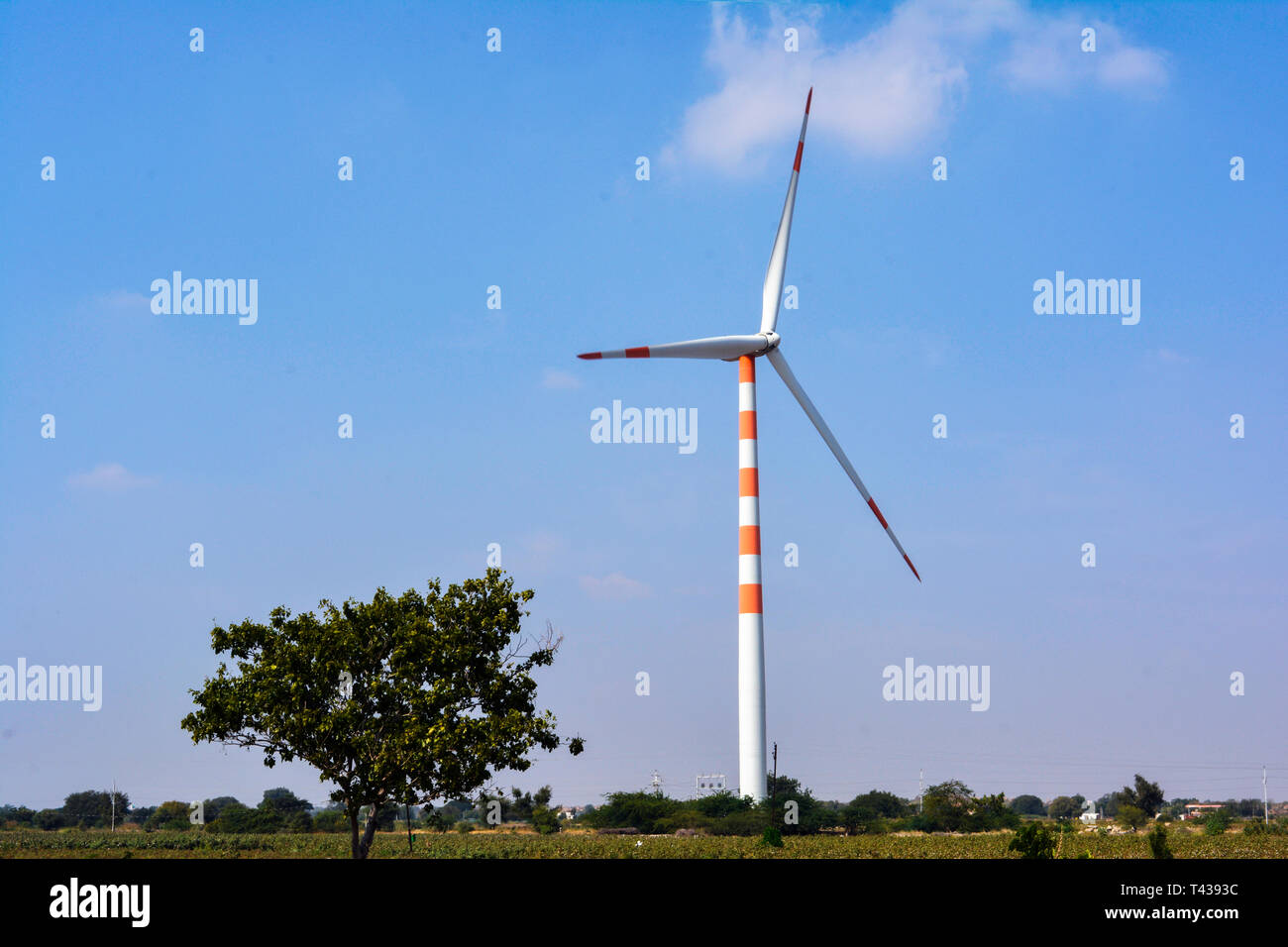 Wind Turbine Power Concept Stock Photo - Alamy