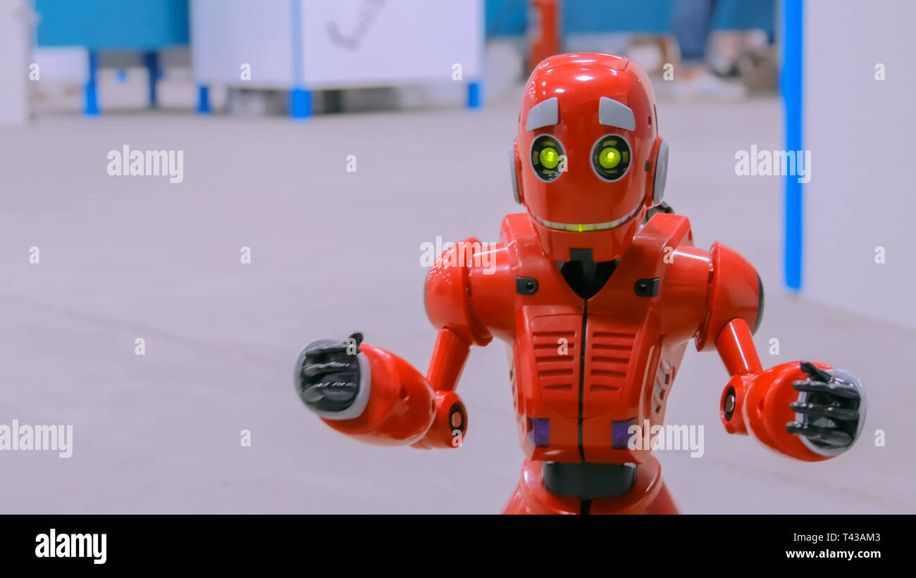 Cute humanoid robot Stock Photo - Alamy
