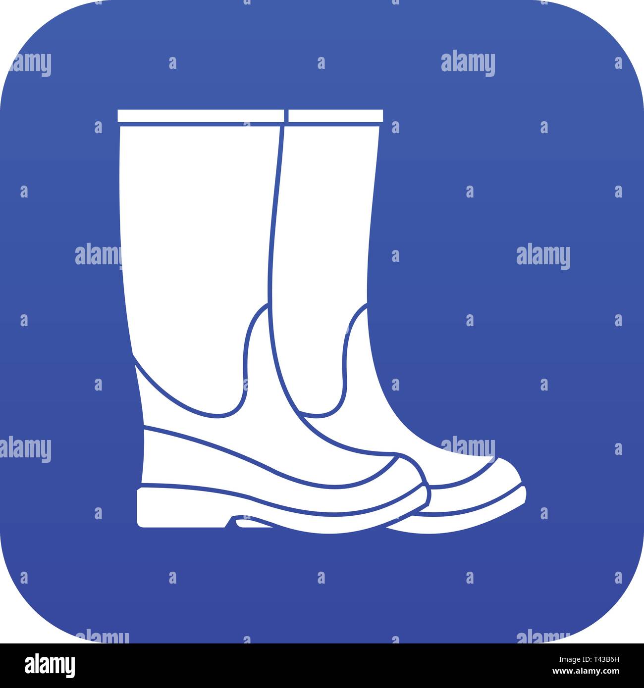 Boots icon digital blue Stock Vector Image & Art - Alamy