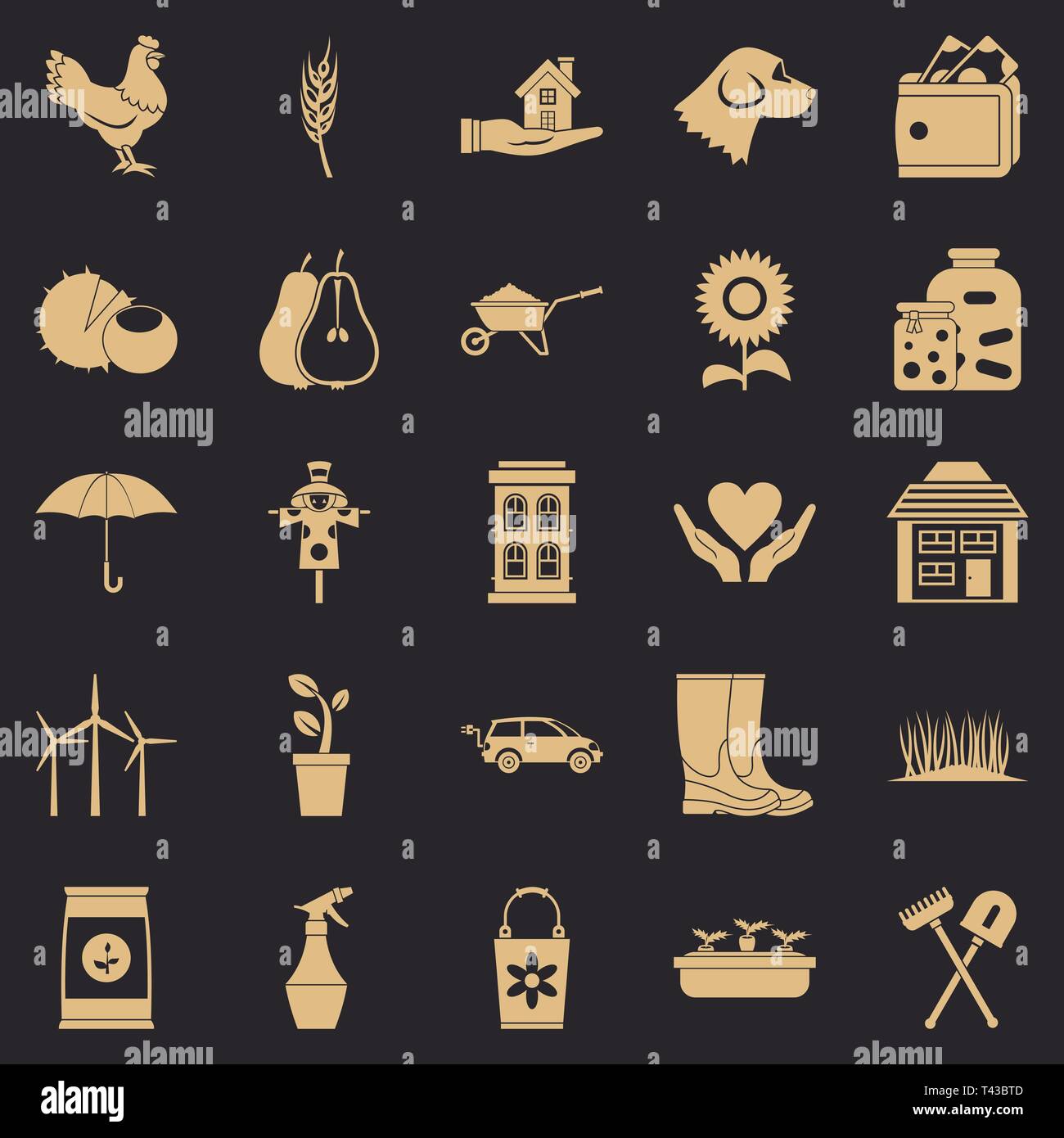 Grange farm Stock Vector Images - Alamy