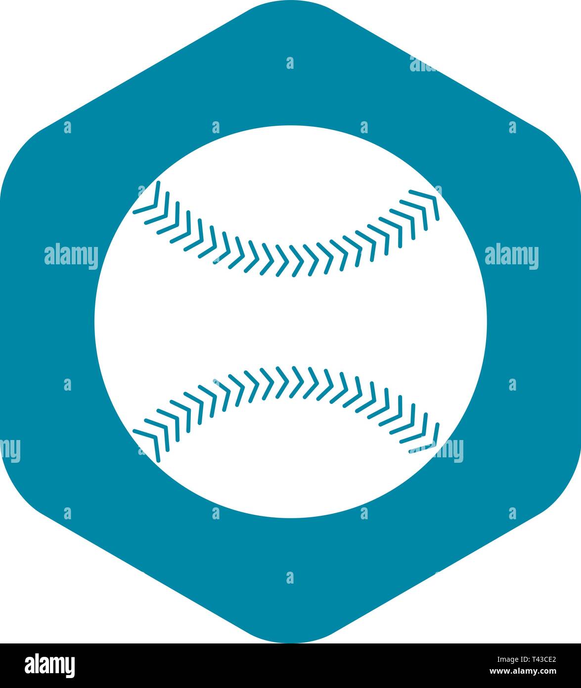 Baseball icon, simple style Stock Vector Image & Art - Alamy
