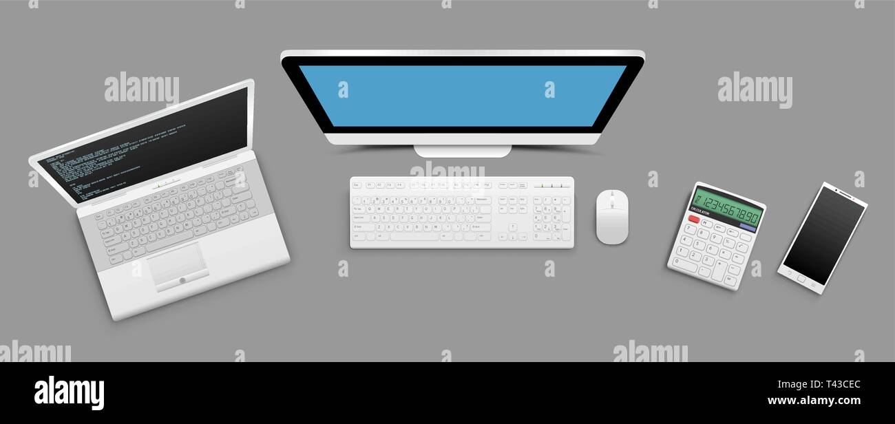 modern business technology objects Stock Vector Image & Art - Alamy