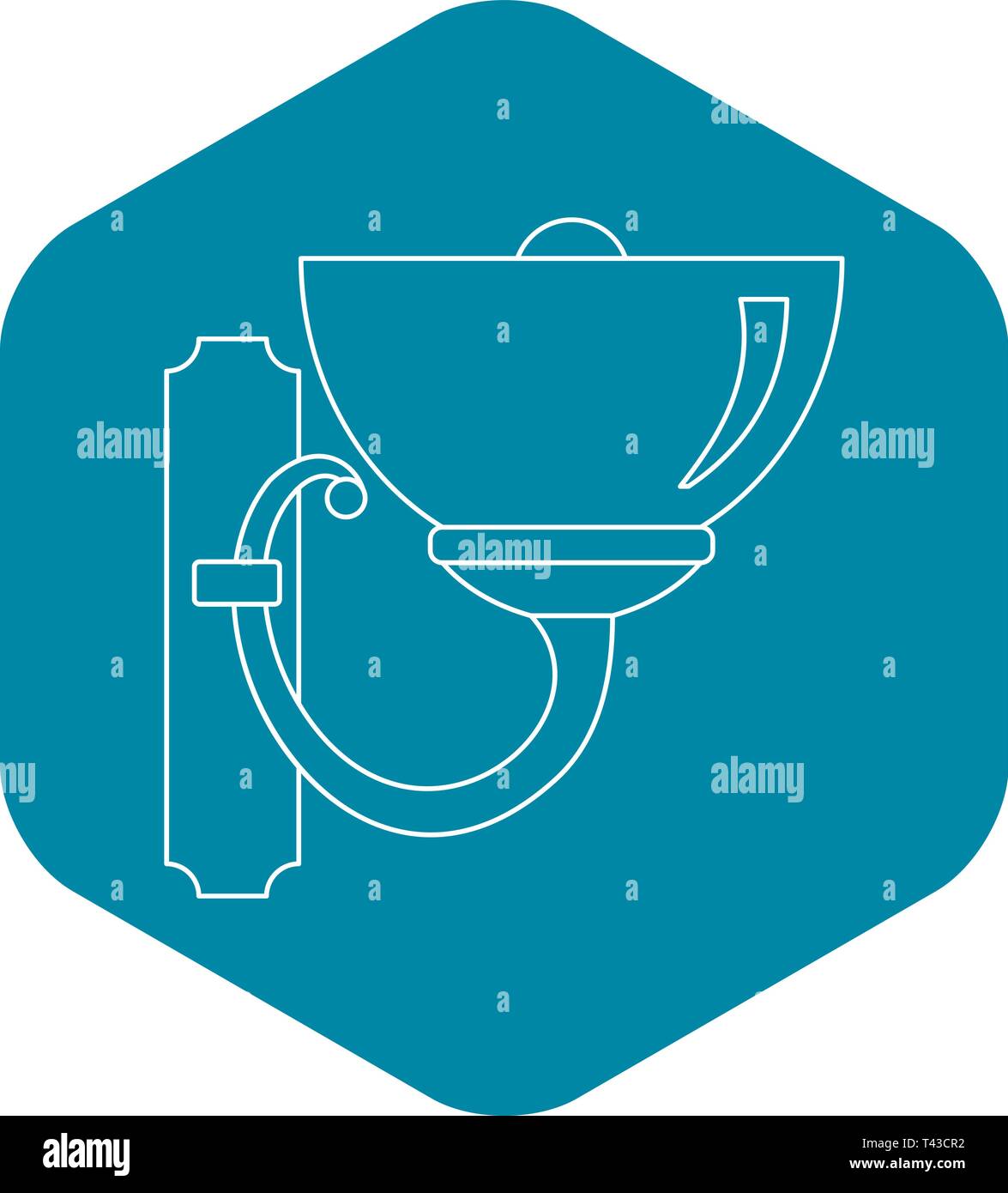 Wall sconces Stock Vector Images - Alamy