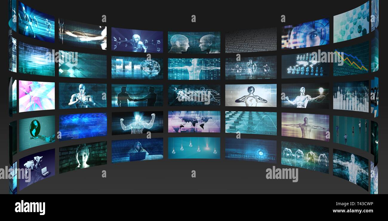 Multiple Video Screens