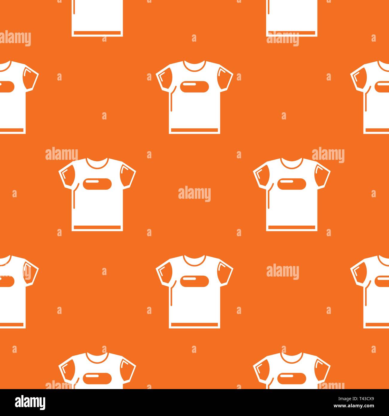 child-t-shirt-pattern-vector-orange-stock-vector-image-art-alamy