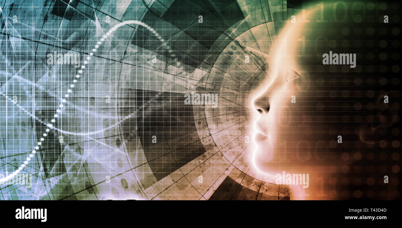 Embracing New Technology of the Future as Art Stock Photo - Alamy