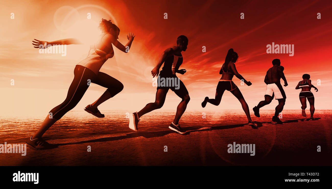 Sports Abstract Background and Education as a Concept Stock Photo - Alamy