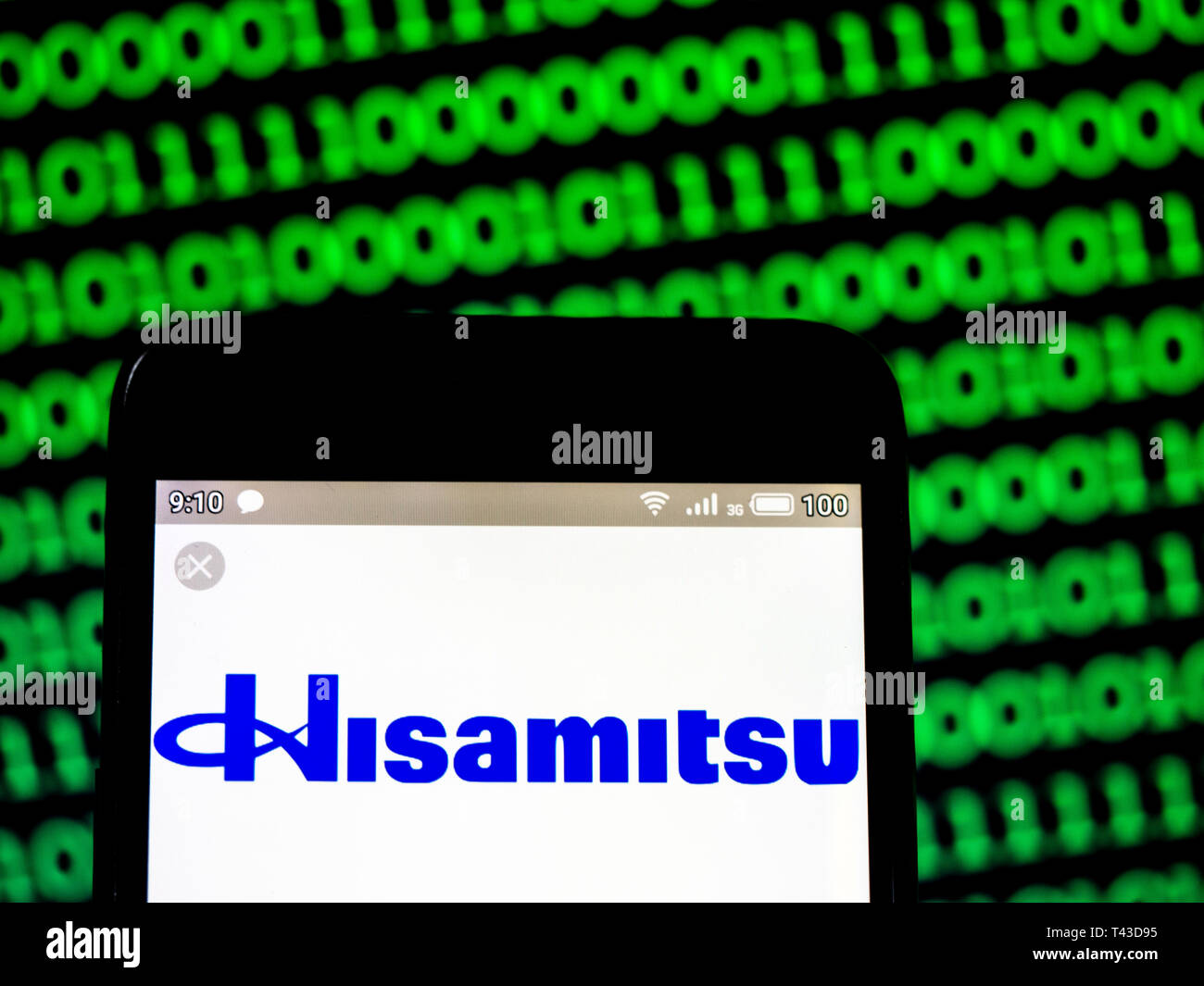 In this photo illustration a Hisamitsu Pharmaceutical Co., Inc. logo ...