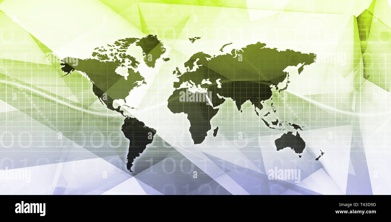 Global Platform and International Mobility Software Concept Stock Photo ...