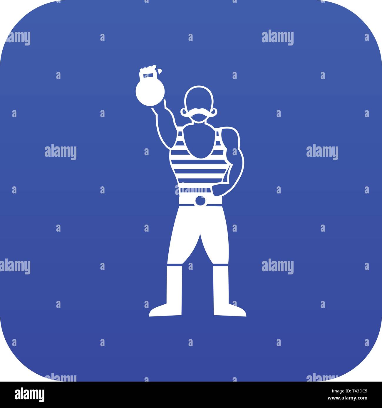 Muscular sailor Stock Vector Images - Alamy