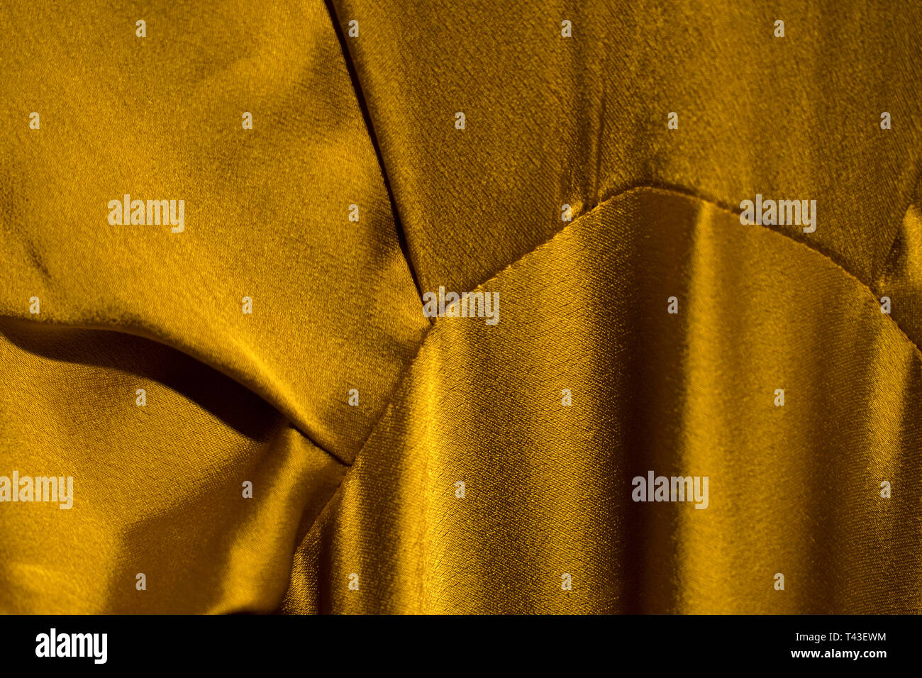 Gold Velvet fabric texture background close up Stock Photo - Alamy