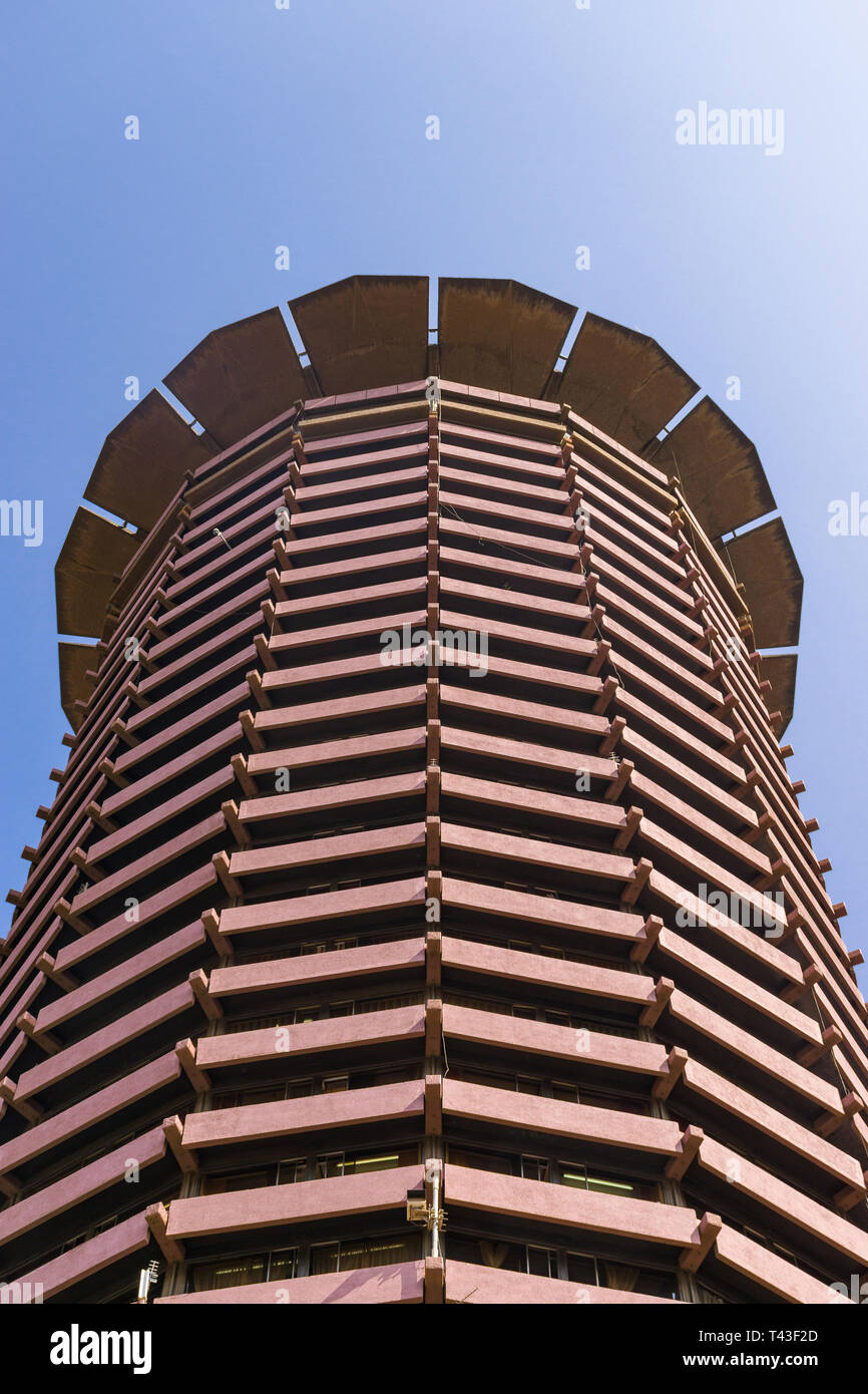 Kenyatta International Conference Centre KICC exterior on sunny day ...