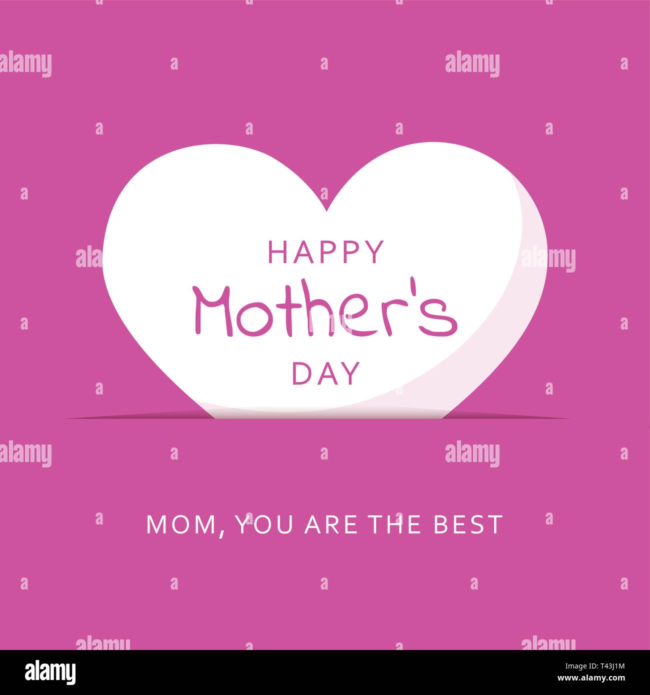 Mothers day vector hi-res stock photography and images - Alamy