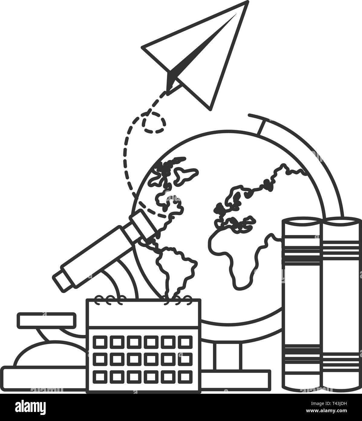 Social Studies Black And White Clipart