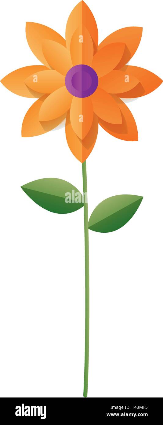 flower stem leaves Stock Vector Image & Art - Alamy
