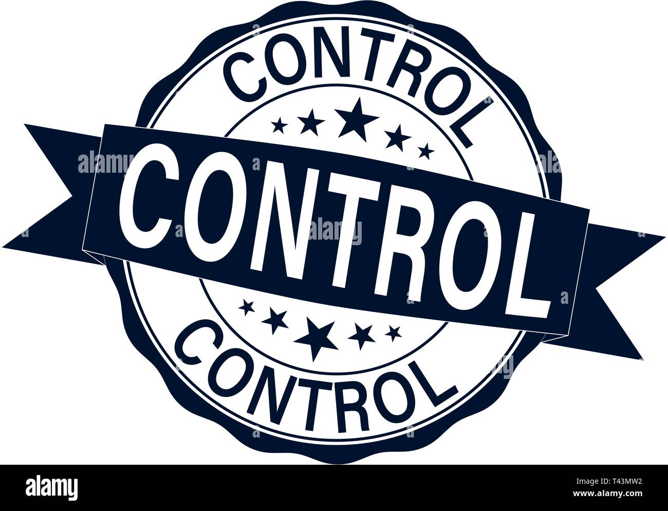 Black control rubber stamp icon sign isolated Stock Vector Image & Art ...