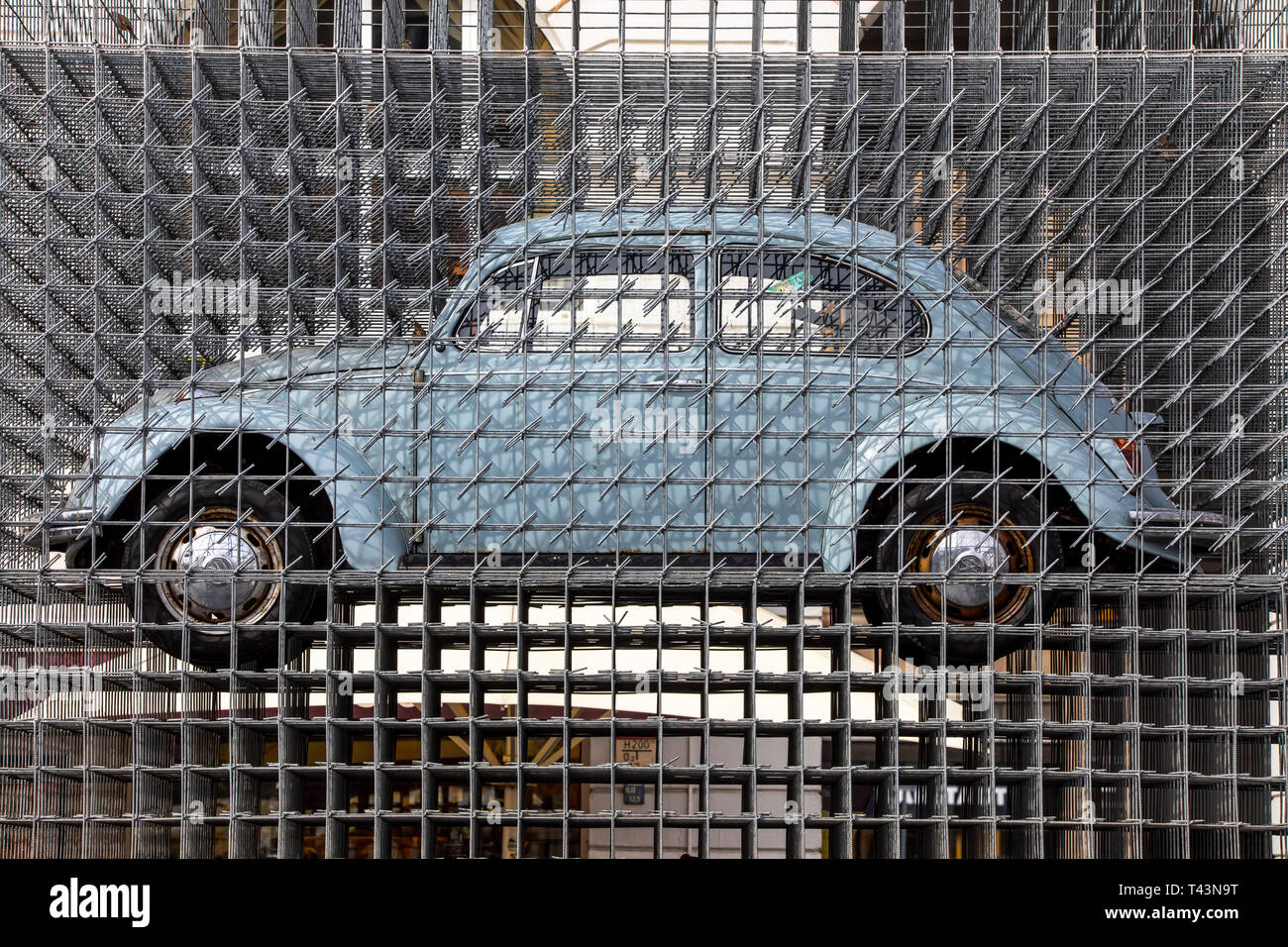 Karlsruhe, artwork by Georg Seibert, The Beetle a German wonder, VW ...