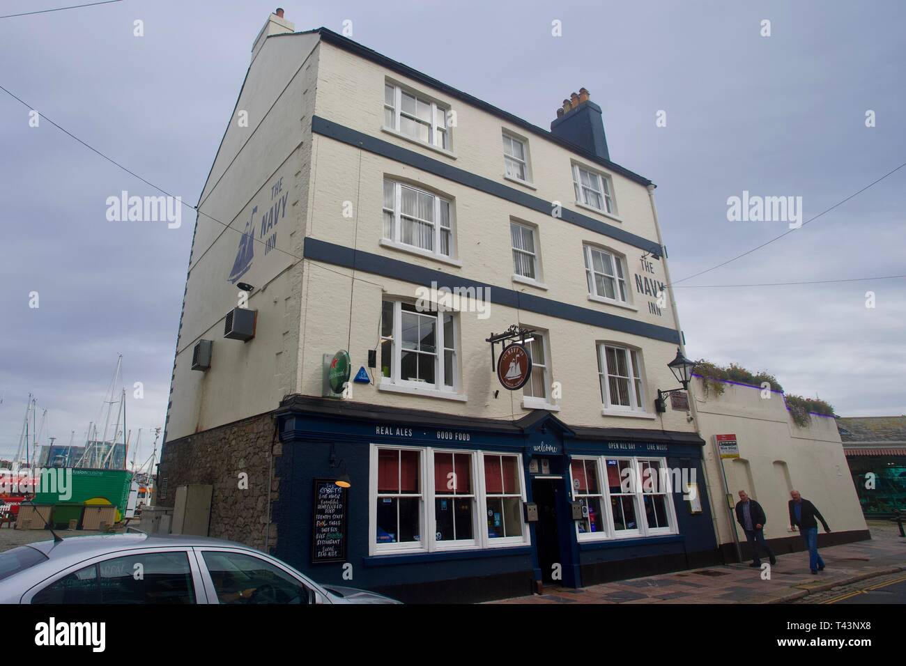 The Navy Inn, Barbican, Plymouth, Devon, England Stock Photo - Alamy