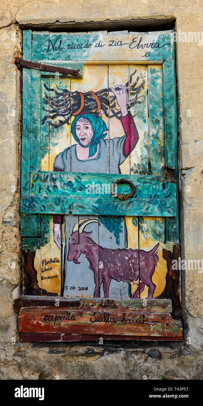 Painted doors of valloria hi-res stock photography and images - Alamy
