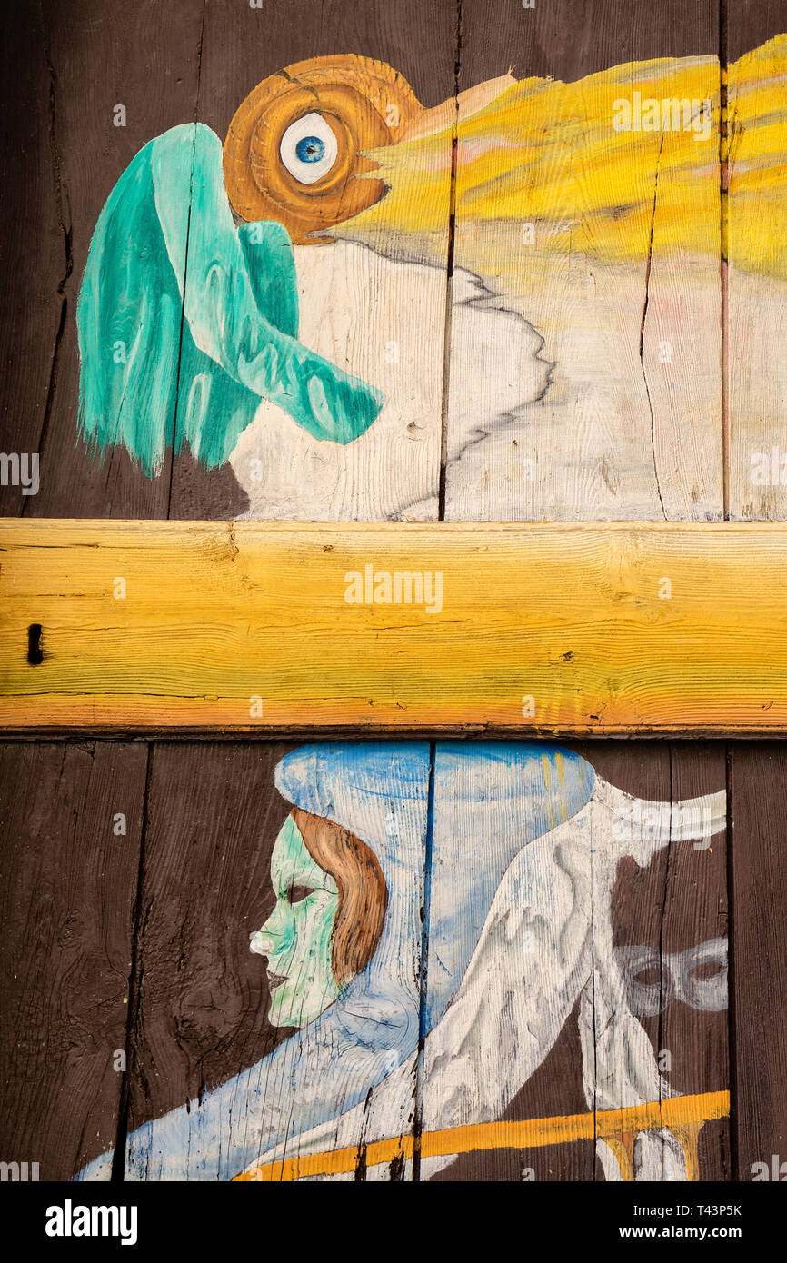 Painted doors of valloria hi-res stock photography and images - Alamy