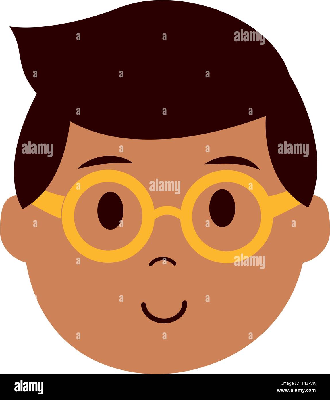 young boy face Stock Vector Image & Art - Alamy