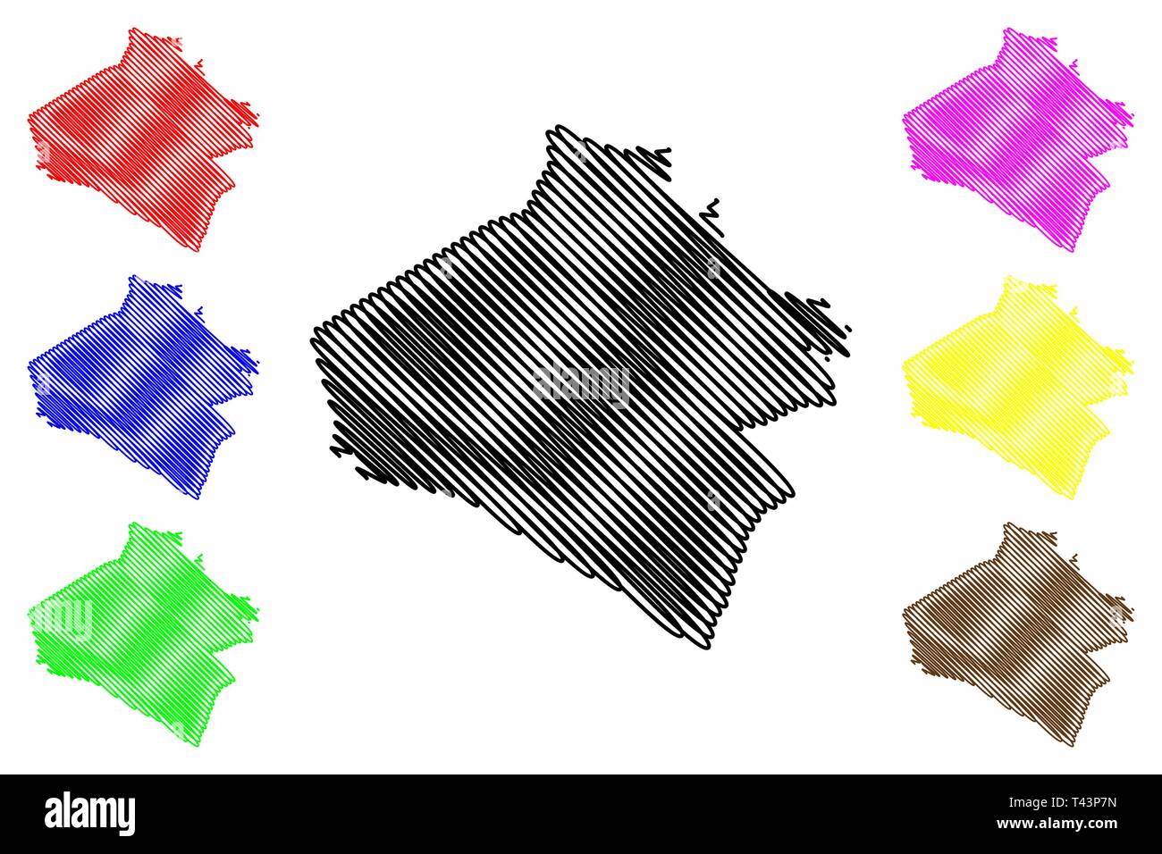 Al Anbar Governorate (Republic of Iraq, Governorates of Iraq) map ...