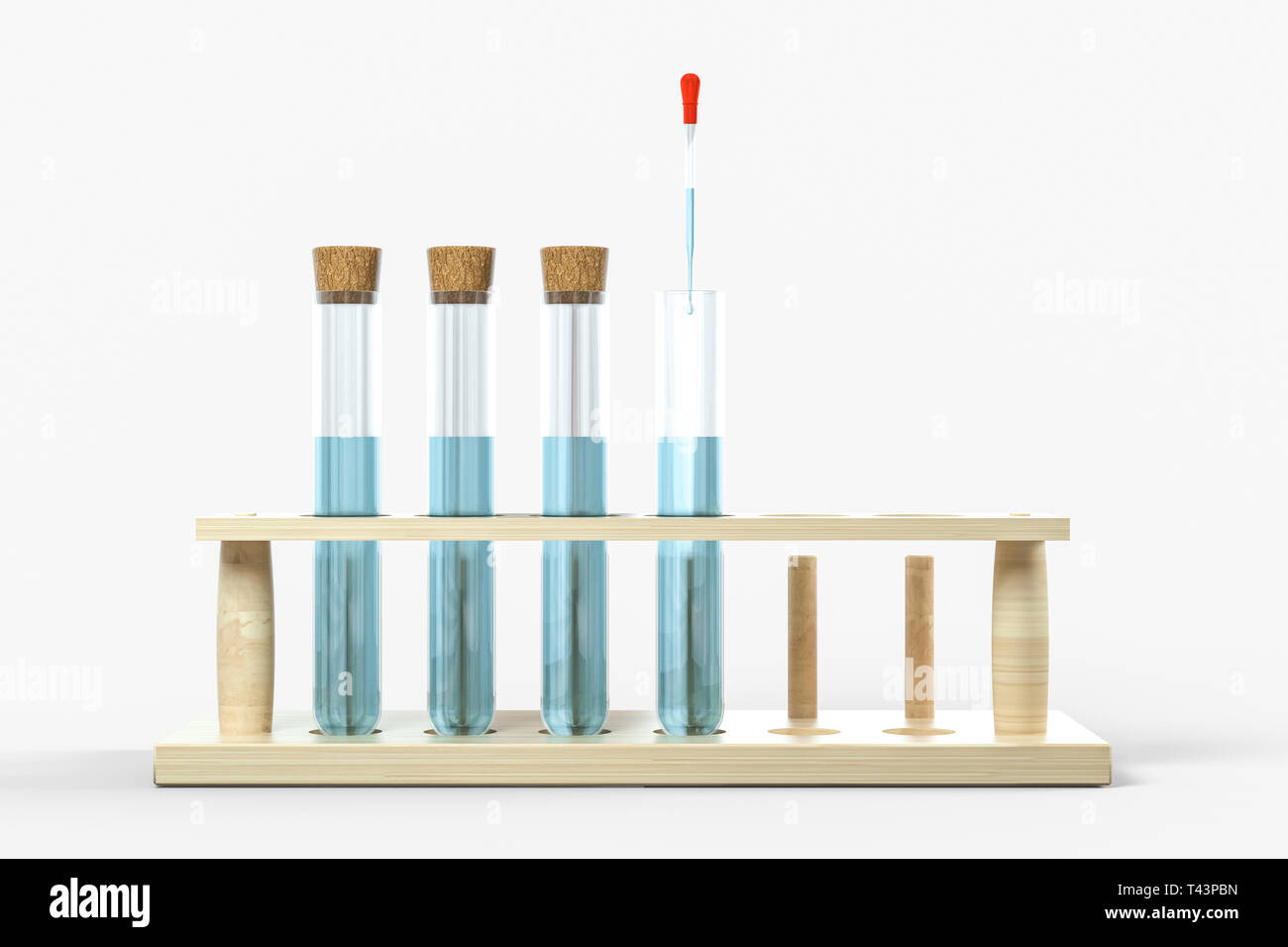 3d rendering, biotechnological laboratory equipment background ...